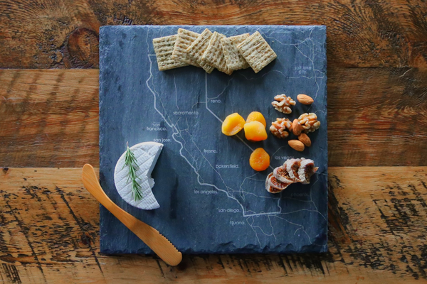Home Town Map Slate Server - Well Told Wholesale